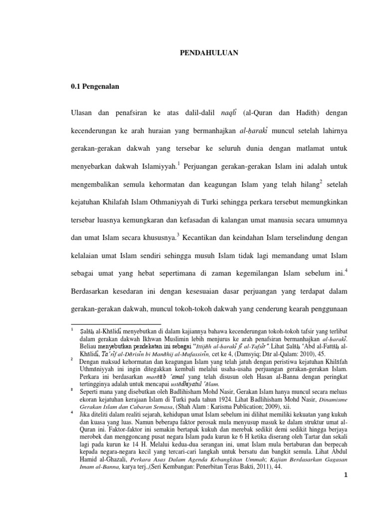 Manhaj Haraki Dalam Hadis-Isi PDF | PDF