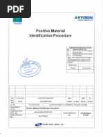 Positive Material Identification Procedure: Index | PDF | Calibration | Verification And Validation