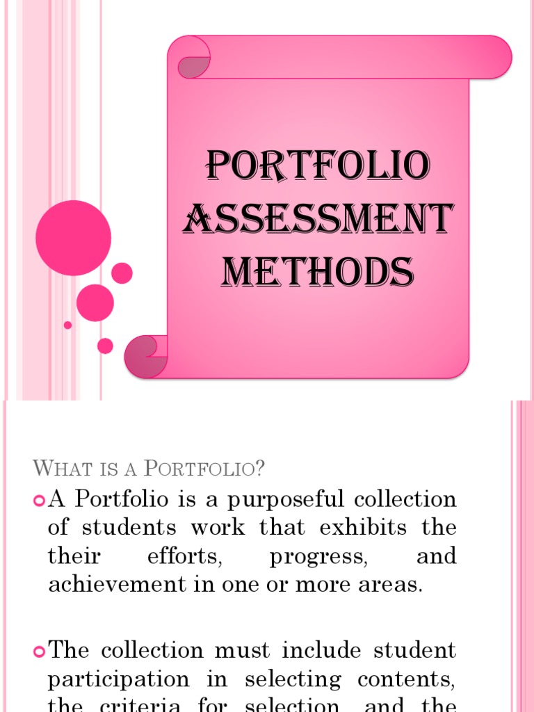 Lesson 6 - Portfolio Assessment | PDF | Educational Assessment | Motivation