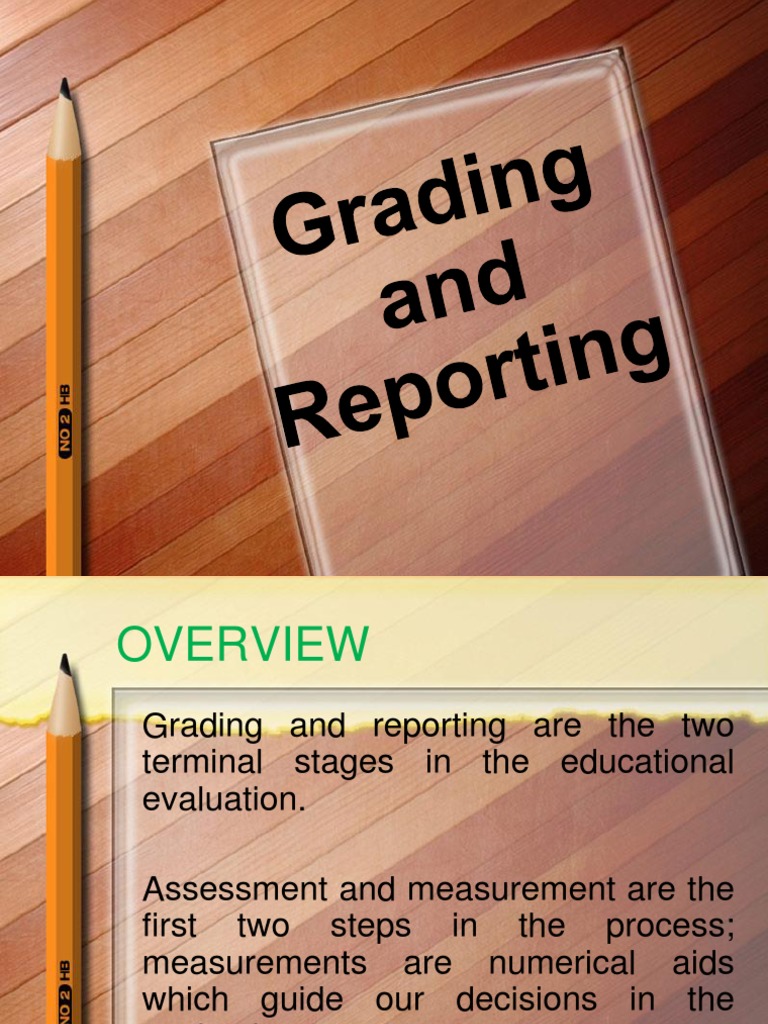 Lesson 8 - Grading and Reporting | PDF | Educational Assessment ...