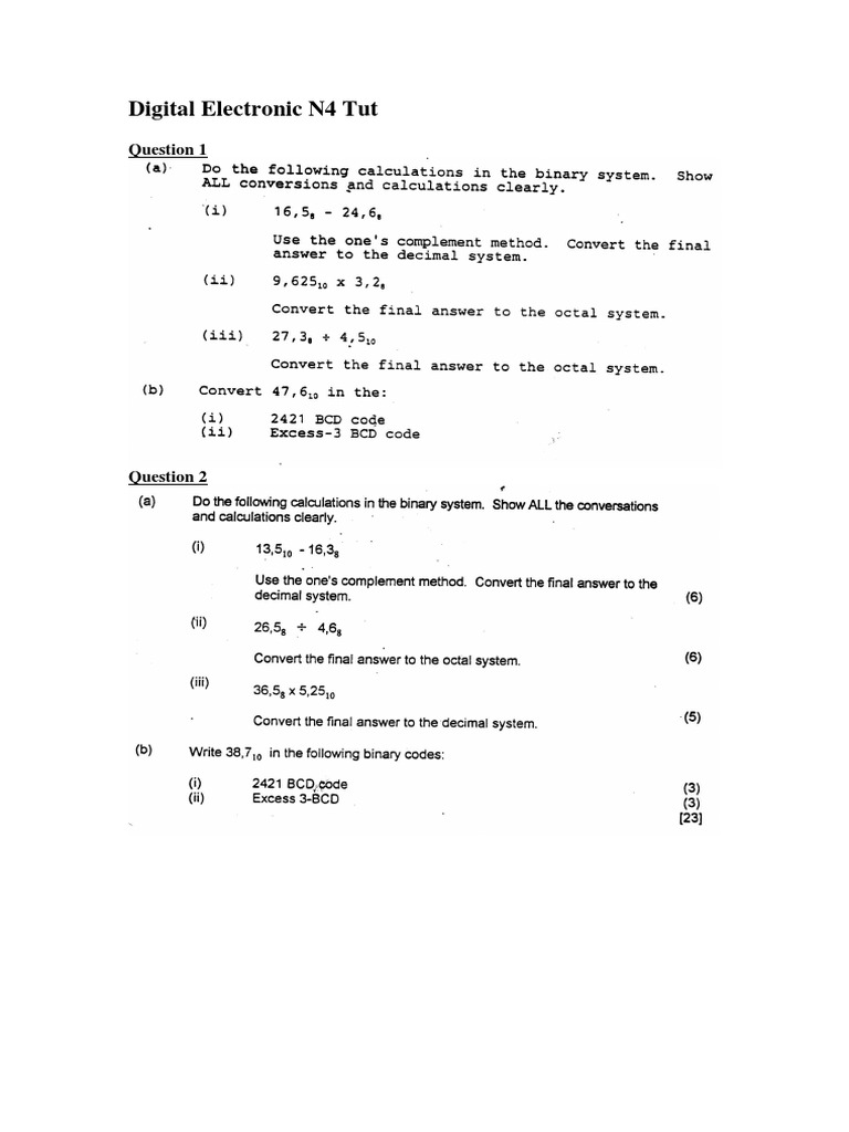 Dig 4 Arith | PDF