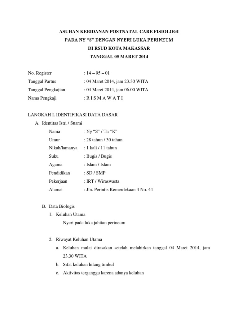 Askeb PNC Fisiologi Makassar | PDF