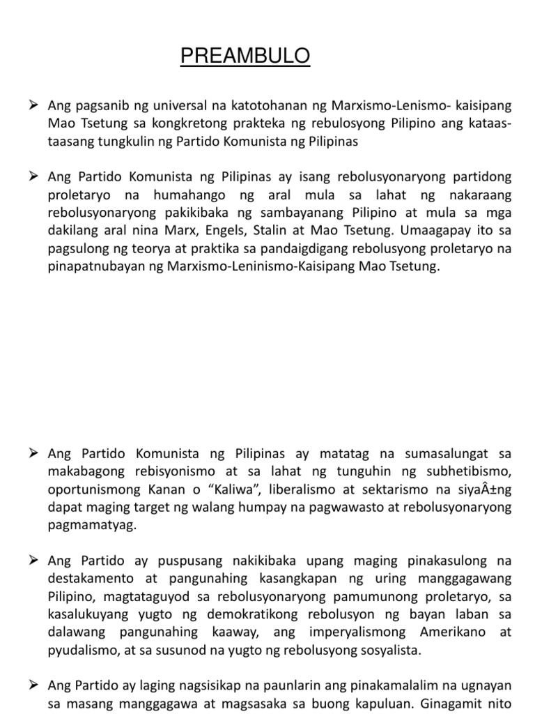 Preambulo Final | PDF