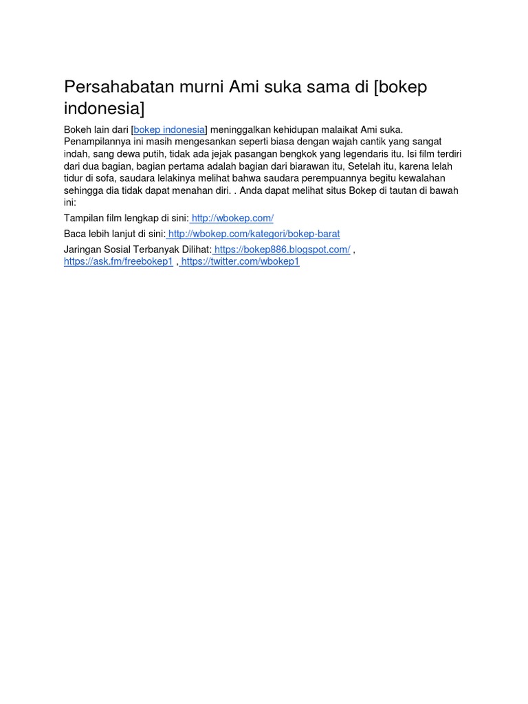 Konten Dewasa: Bokep Barat | PDF