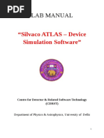 Silvaco TCAD Tutorial MOS | PDF | Doping (Semiconductor) | Semiconductors