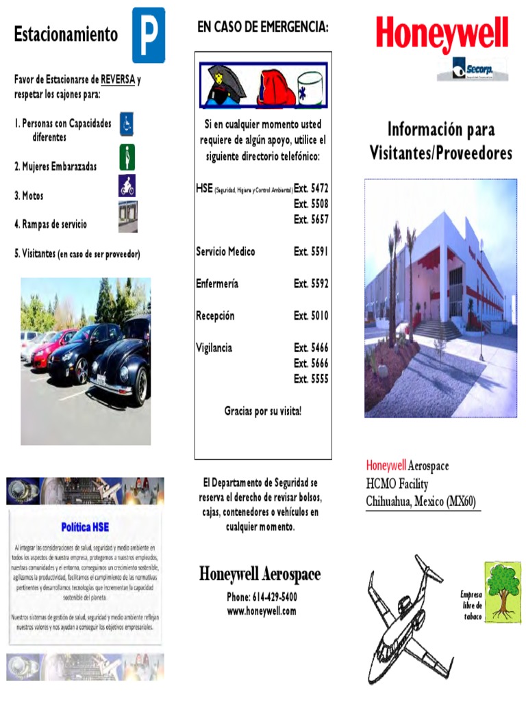 Triptico - Acceso Seguro A Instalaciones | Descargar gratis PDF | Business