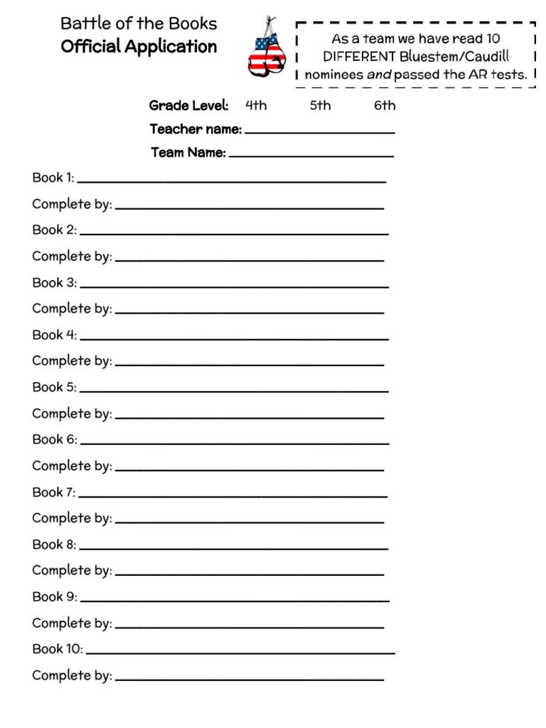 2019 Official Application - 4th-6th | PDF | Career & Growth