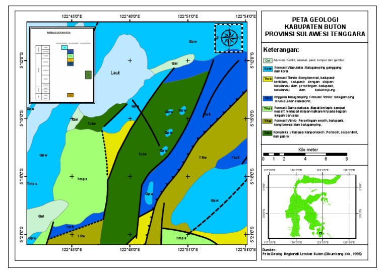 Peta Geologi Buton | PDF