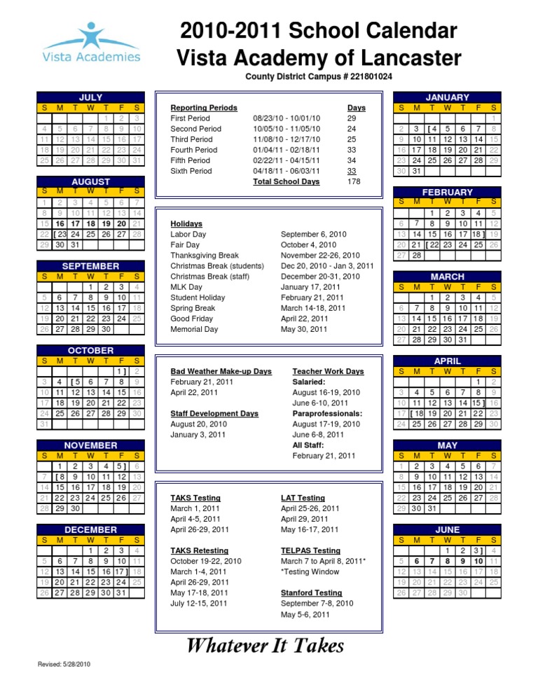 2010-2011 Calendar Lancaster | PDF | Traditions | Seasons