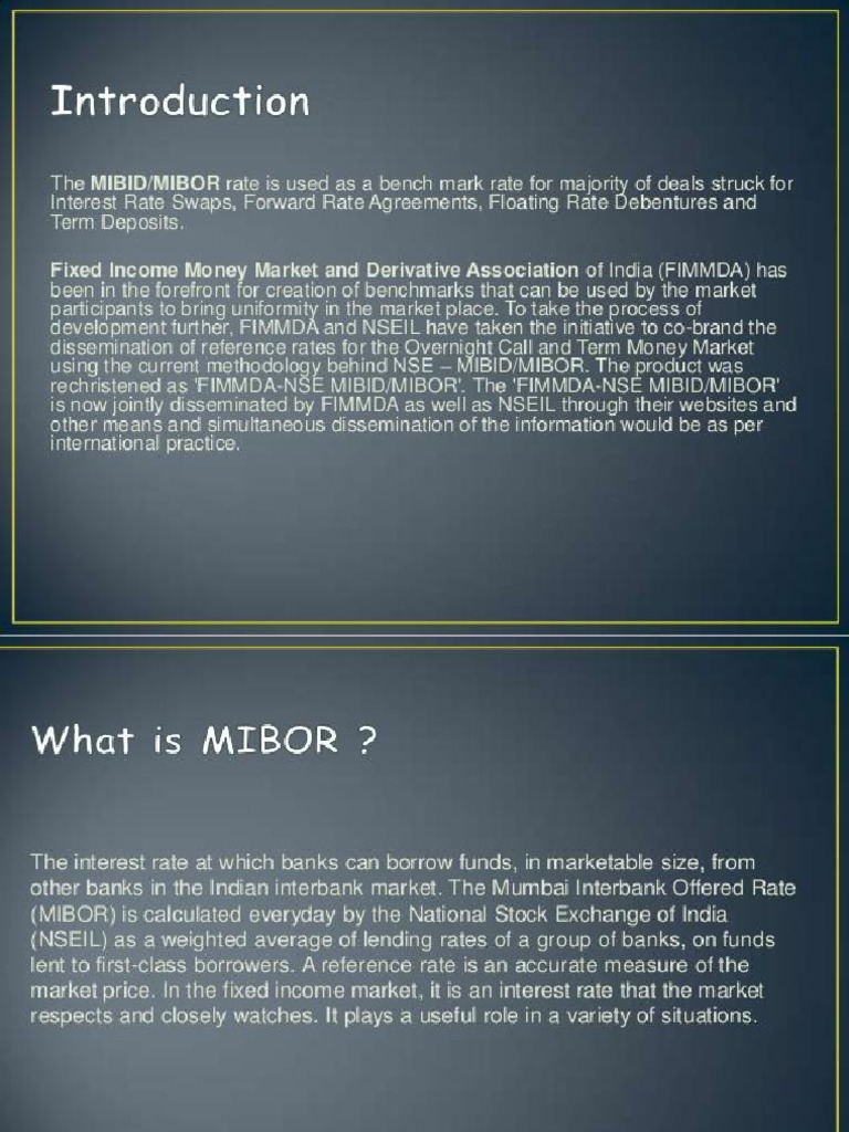 Mibor and Libor | PDF