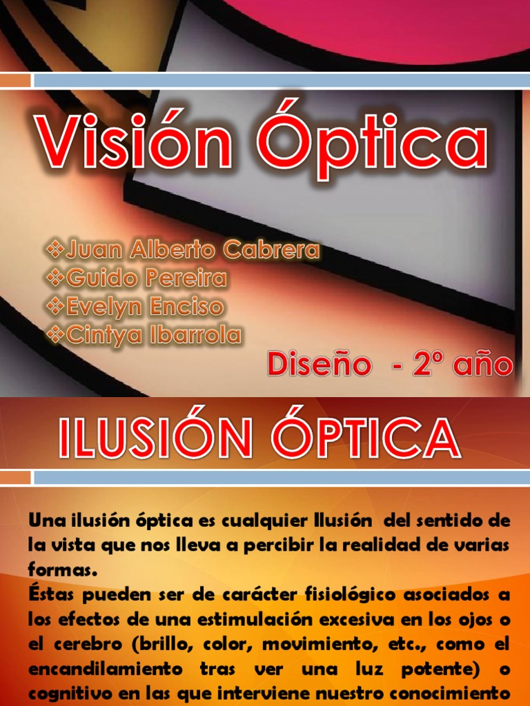 Ilusiones Ópticas y Fotografía | PDF | Perspectiva (Gráfica ...