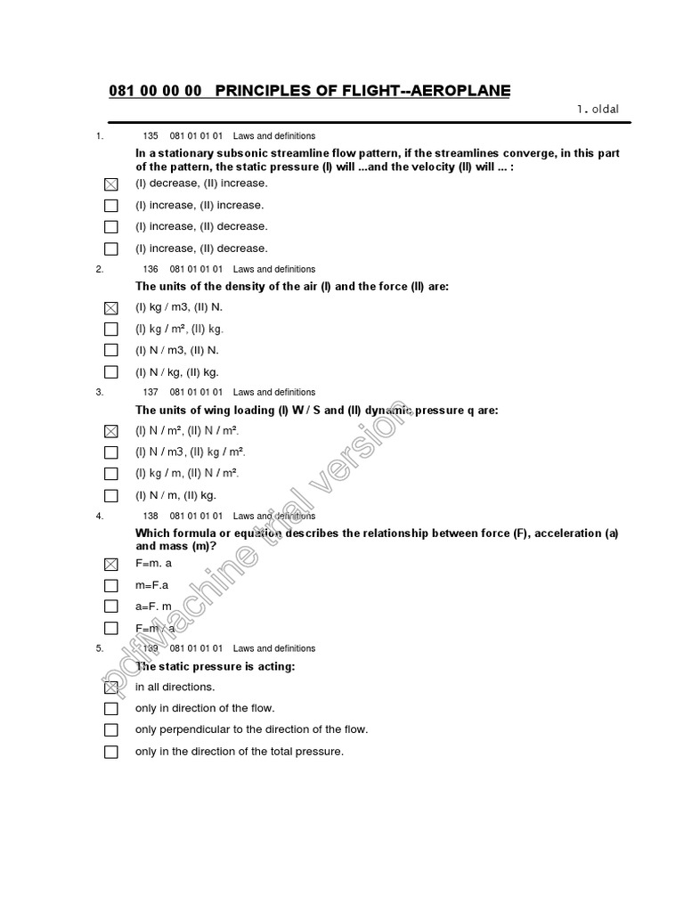 Principles of Flight - Aeroplane PDF | PDF | Drag (Physics) | Airfoil