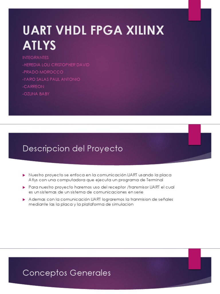 Uart VHDL Fpga Xilinx Atlys | PDF | Arreglos de compuertas lógicas programables en sitio ...