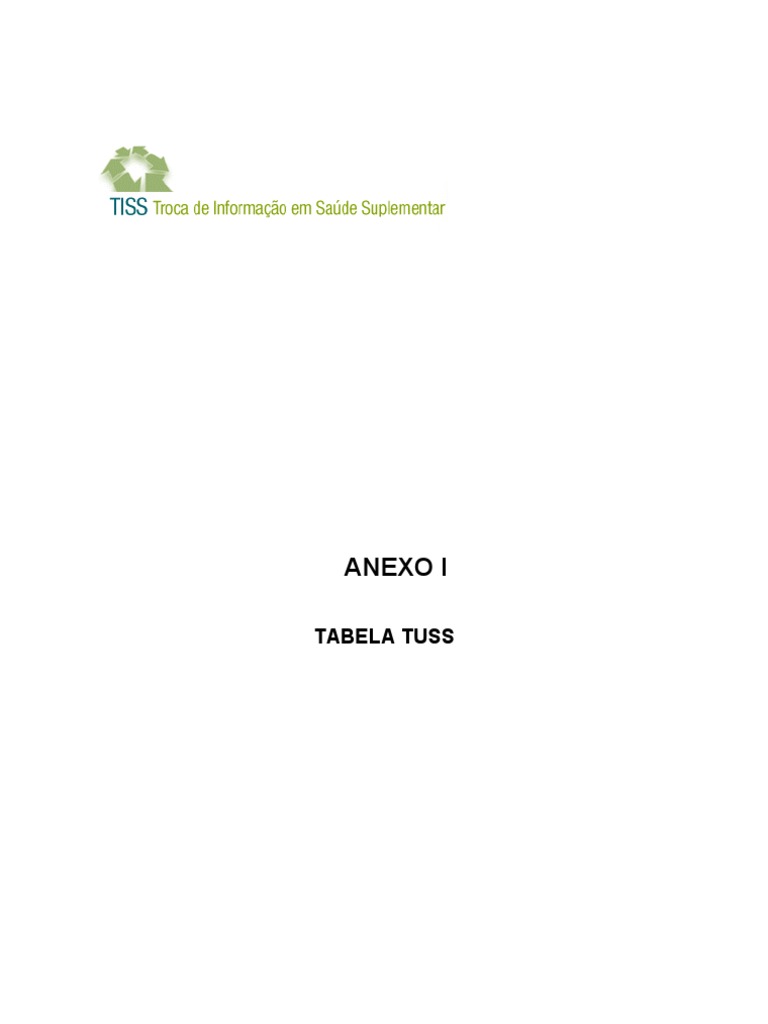 Tabela Tuss Ans | PDF | Unidade de Tratamento Intensivo (UTI) | Nervo