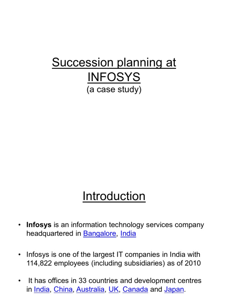 Succession Infosys Case | PDF