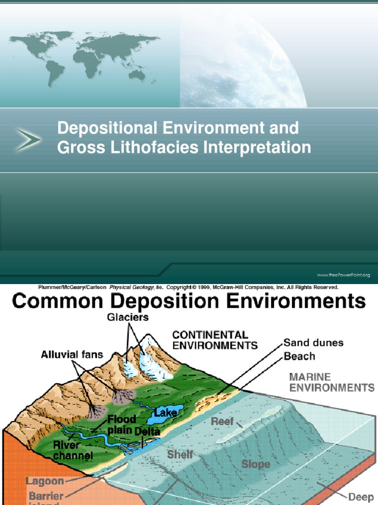 Depositional Environment and Gross Lithologies Interpretation | PDF ...