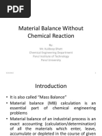 02 - Mass Balances With Notes PDF | PDF | Ammonia | Chemical Reactor