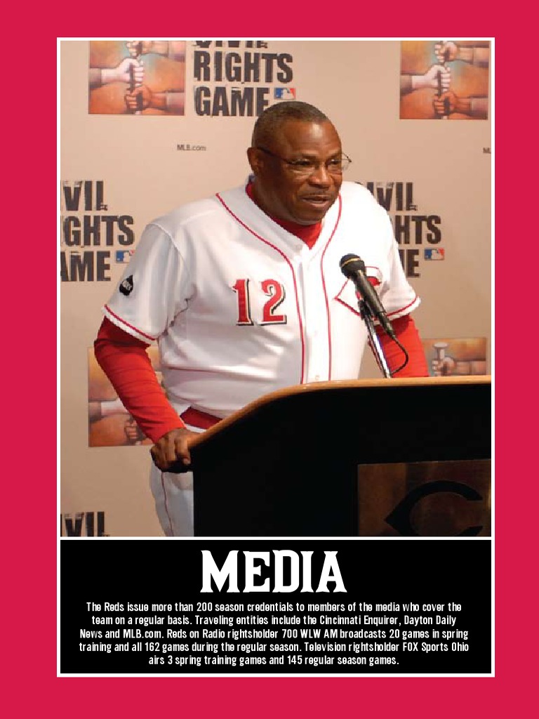 Media | PDF | Cincinnati Reds | Major League Baseball