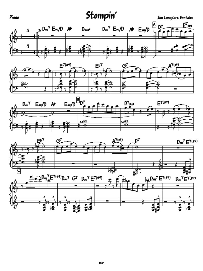 Stompin Piano | PDF
