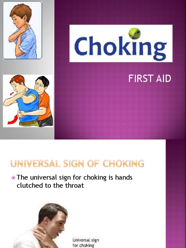 Choking | PDF | Respiratory Tract | Respiration