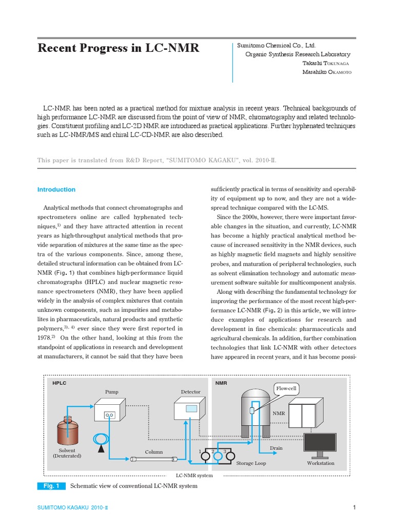05 LC-NMR e | PDF | Nuclear Magnetic Resonance Spectroscopy | High ...