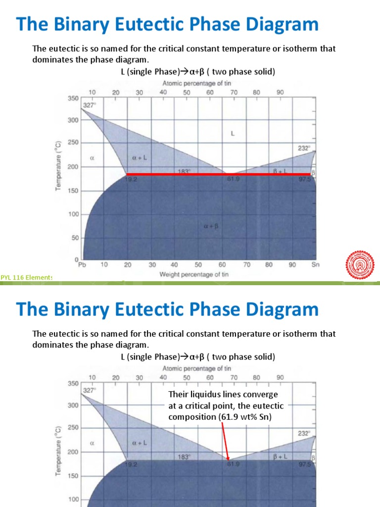 The Binary Eutectic Phase Diagram | PDF | Nucleation | Phase (Matter)