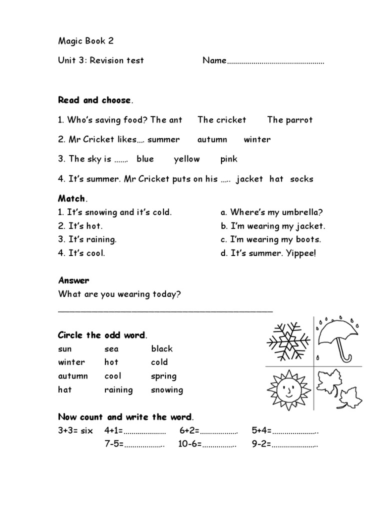 Magic Book 2-Unit 3 Revision Test.docx