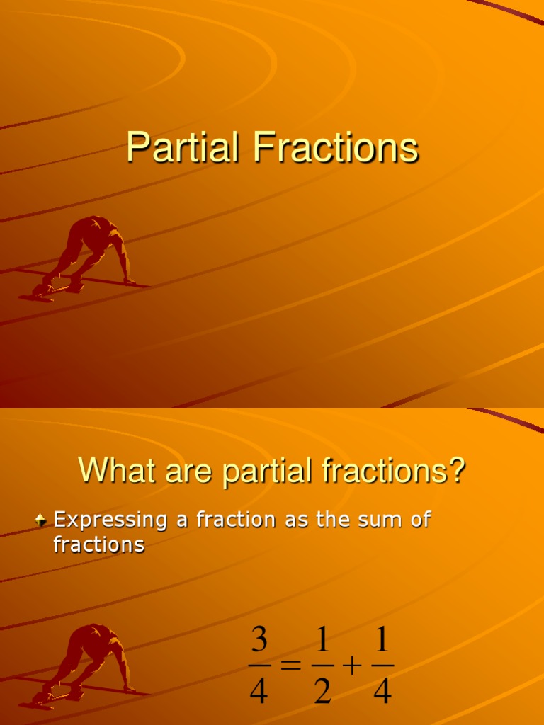 Understanding Partial Fractions | PDF | Fraction (Mathematics ...