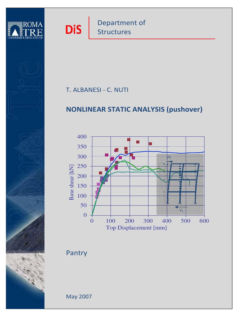 Nonlinear Static Analysis (Pushover) Guide | PDF | Nonlinear System | Force