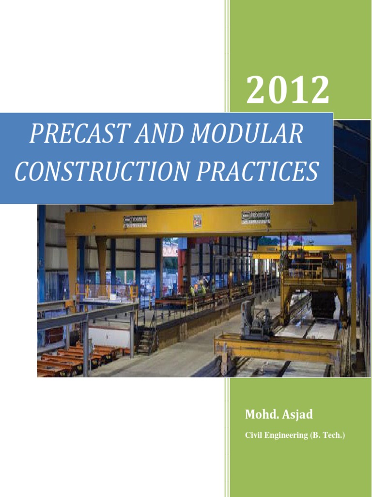 Precast and Modular Construction Practices | PDF | Precast Concrete ...