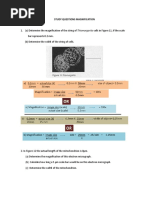 Calculation-Magnification-Qs Pack-Gcse | PDF | Micrograph | Cell (Biology)