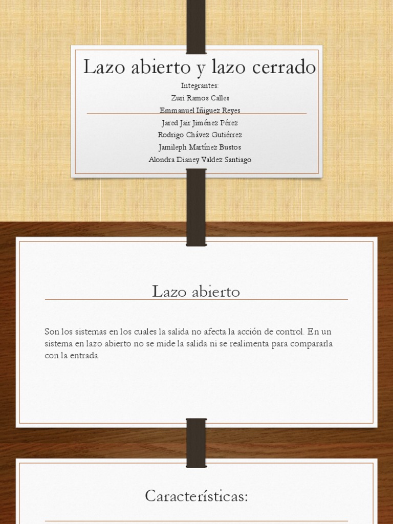 Lazo Abierto y Lazo Cerrado | PDF | Sistema de control | Realimentación