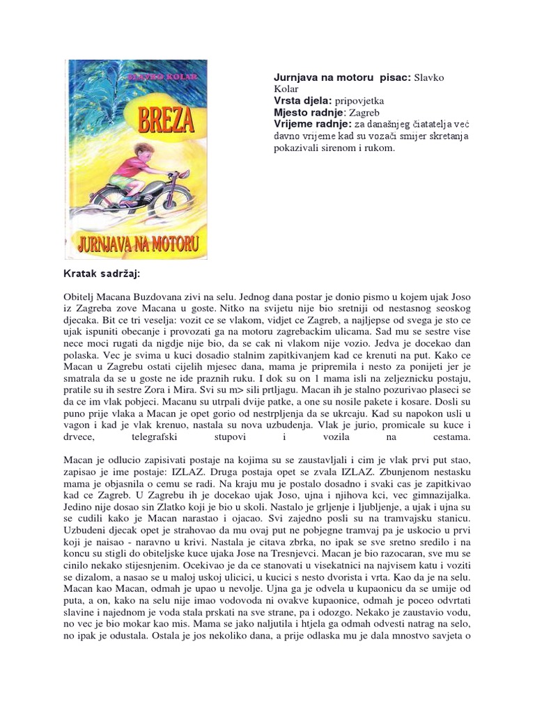 Jurnjava Na Motoru | PDF