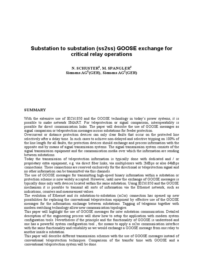 Grid To Grid Goose | PDF | Network Switch | Computer Network
