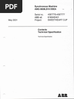 Synchronous Generator: Data Sheet | PDF | Electric Generator ...