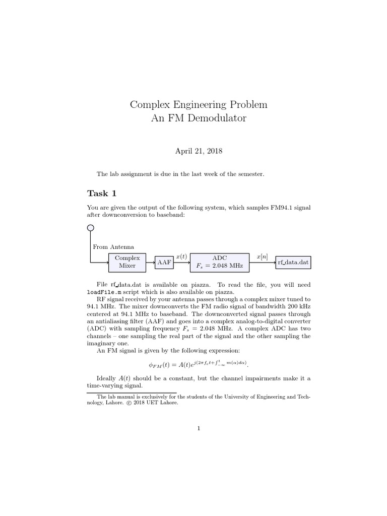 Cep | PDF | Sampling (Signal Processing) | Frequency Modulation