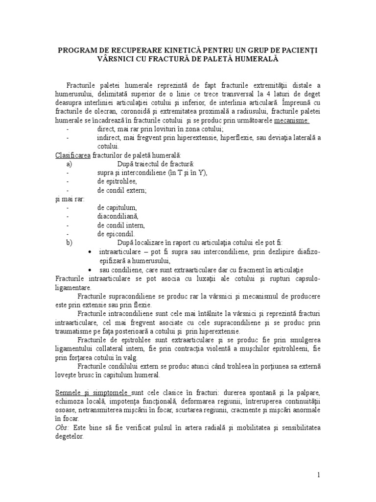 Fractura de Paleta Humerala | PDF