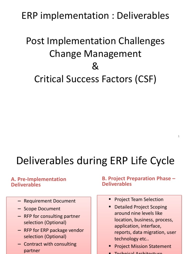 Session 11-Introduction To ERP | PDF | Change Management | Enterprise ...