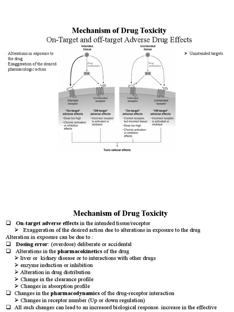 On-Target and Off-Target Adverse Drug Effects: Mechanism of Drug ...