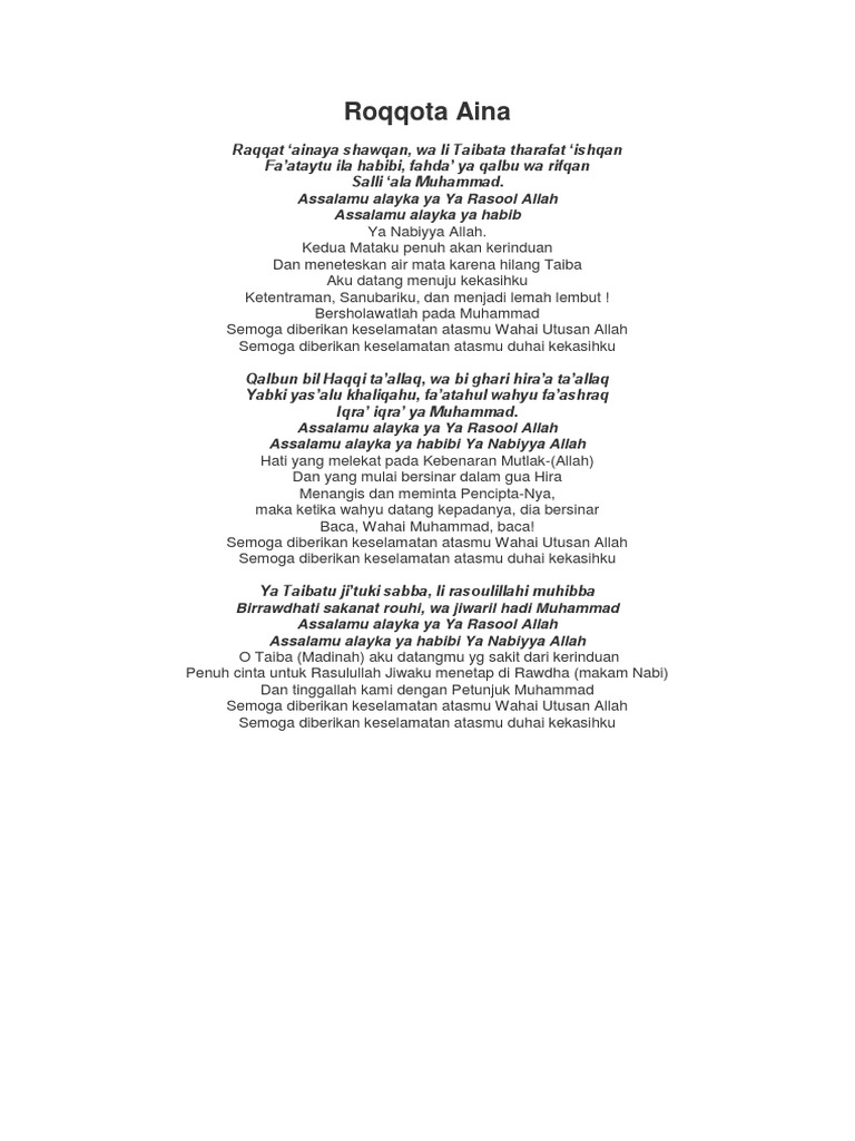 Roqqota Aina | PDF