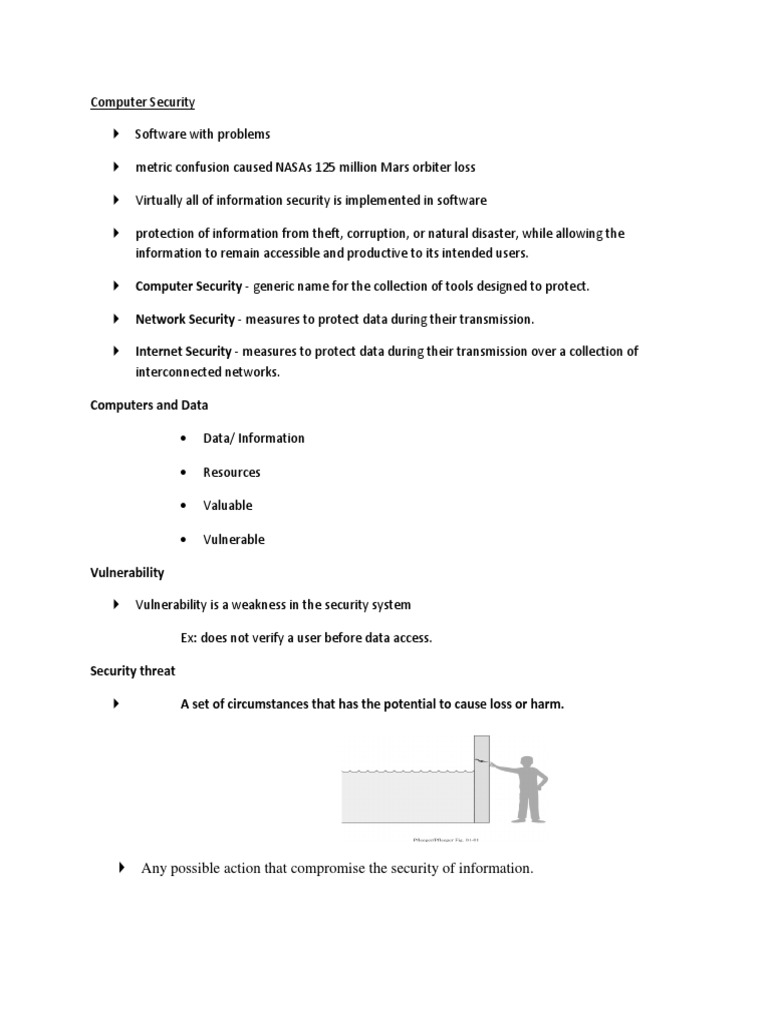 Computer Security Note | PDF | Computer Security | Security