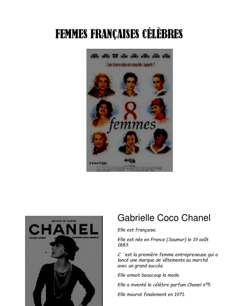 Femmes Celebres Francaises | PDF | Loisirs