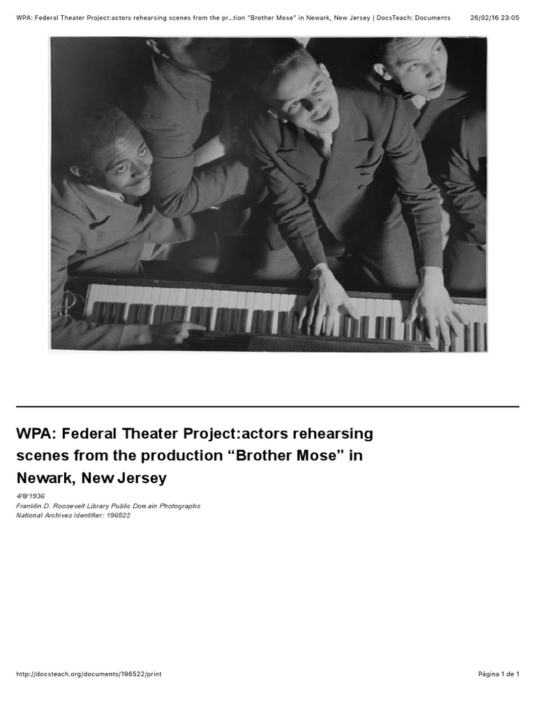 Federal Theater Project | PDF
