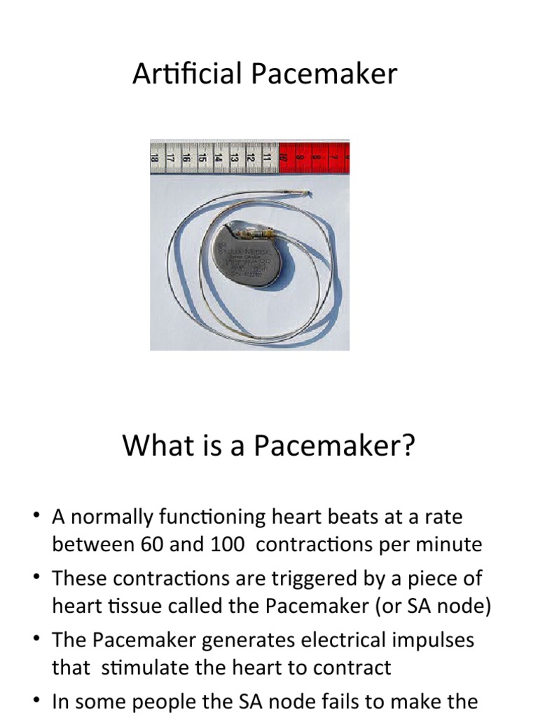 Pacemaker | PDF | Artificial Cardiac Pacemaker | Heart