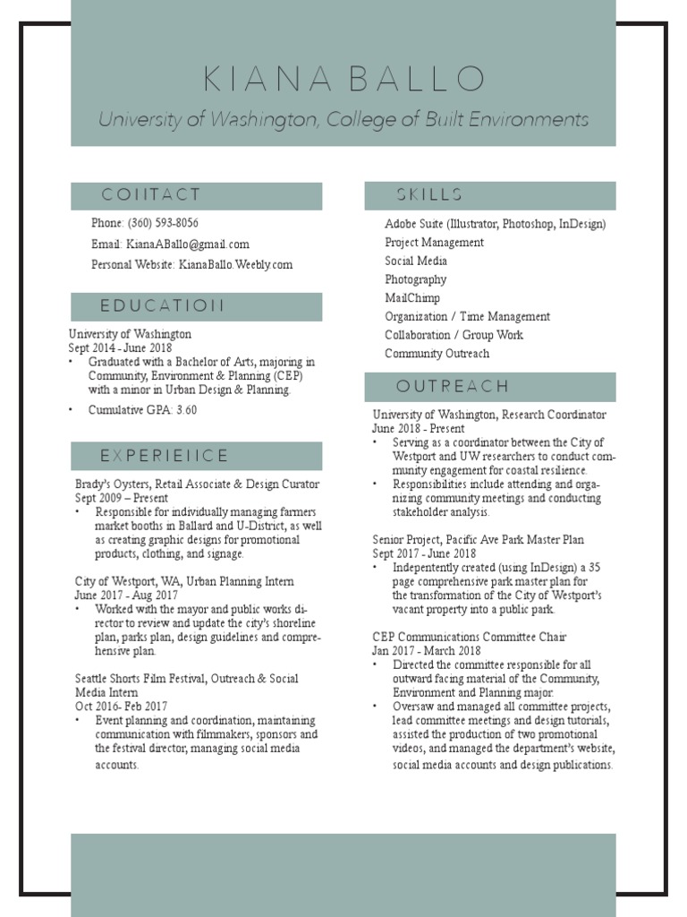 Resume Standard | Download Free PDF | Graphic Design | Communication