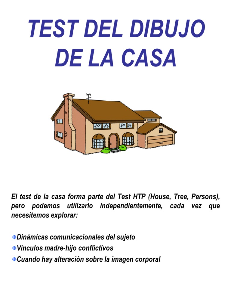 Test Del Dibujo de La Casa | PDF