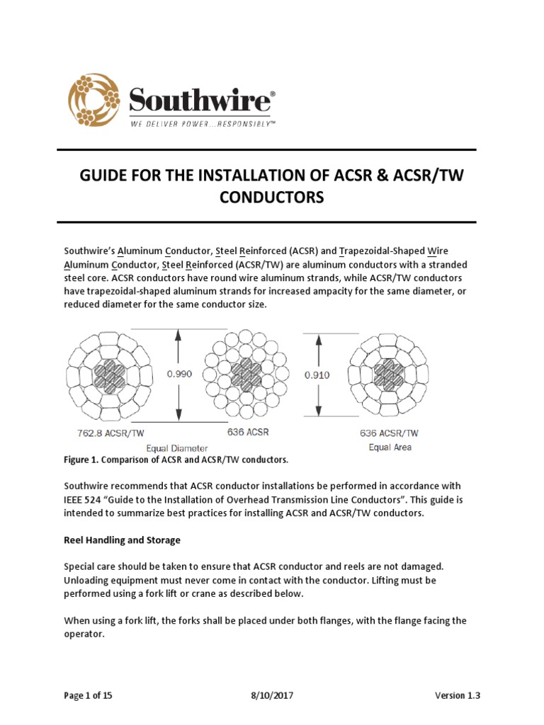 ACSR & ACSR/TW Conductor Installation Guide | PDF | Nature