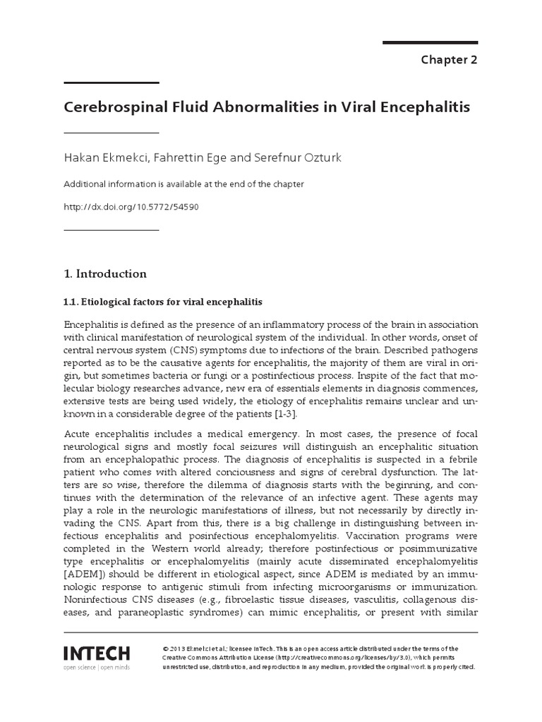 Viral Encephalitis | PDF | Meningitis | Rabies