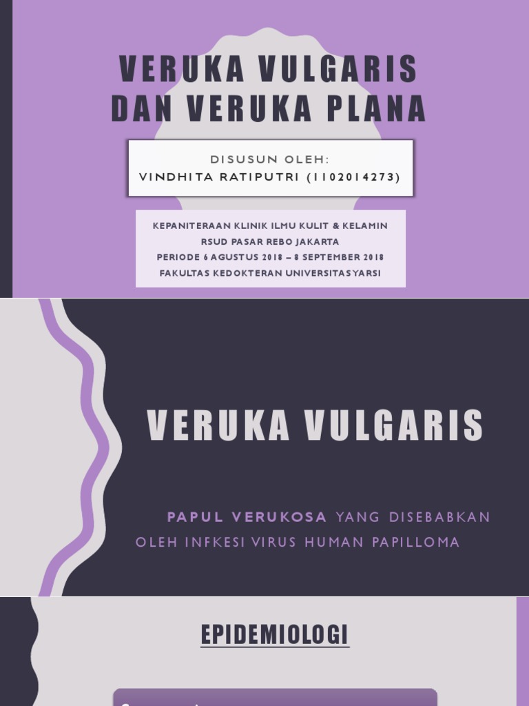 VERUKA VULGARIS Dan VERUKA PLANA | PDF
