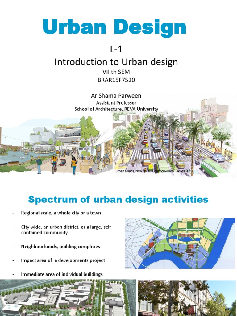 Introduction To Urban Design | PDF | Urban Design | Natural Environment